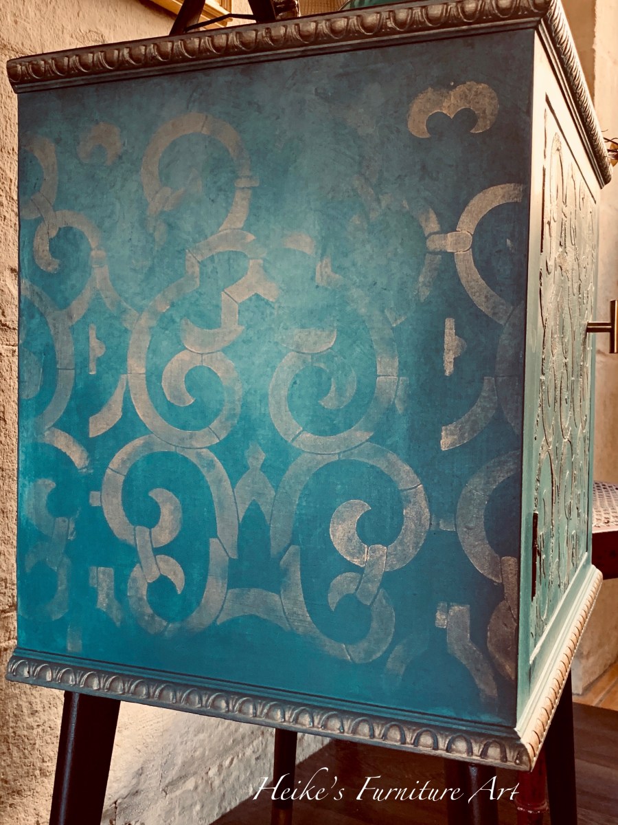Stencil or not to stencil? – Heike's Furniture Art